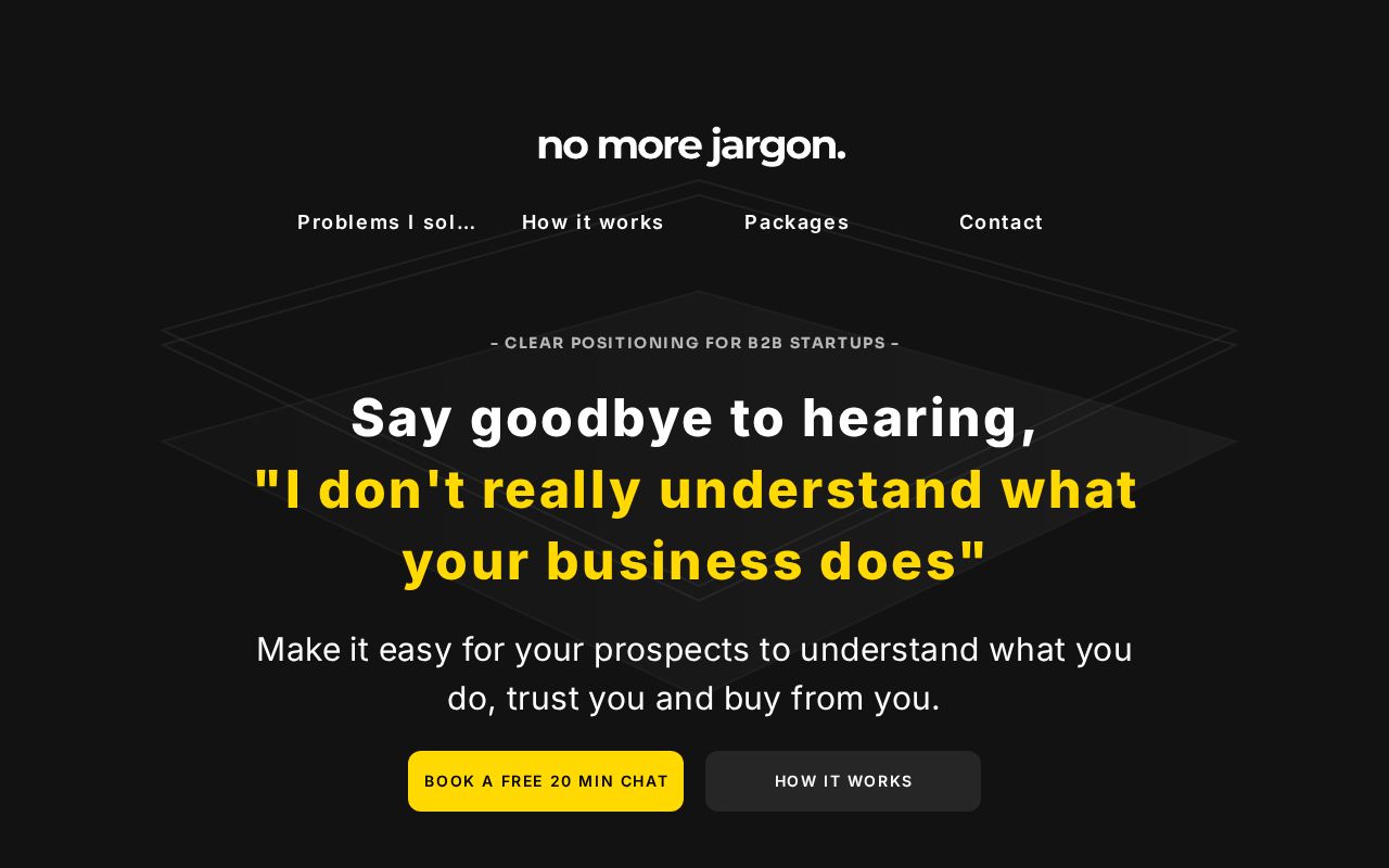 No More Jargon
